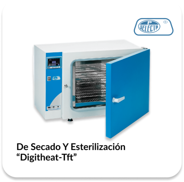 ESTUFA DE SECADO Y ESTERILIZACION "DIGITHEAT-TFT" - Laramed
